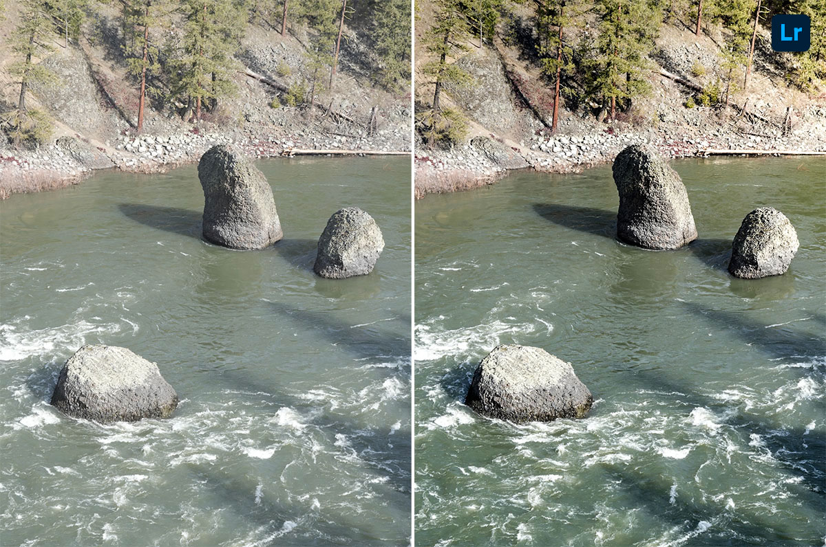 River boulders | Edit | Photoshop Lightroom
