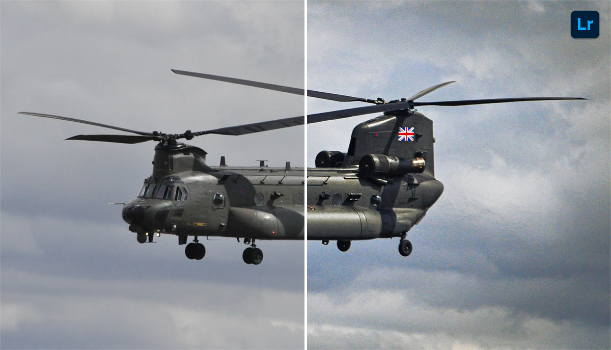 RIAT Chinook | Edit | Photoshop Lightroom