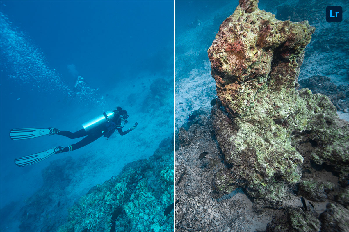 scuba diver | Remix | Photoshop Lightroom