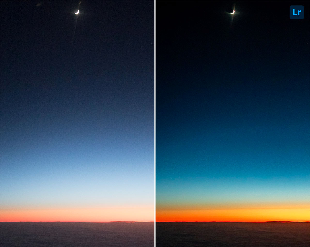 Evening aerial sky | Edit | Photoshop Lightroom