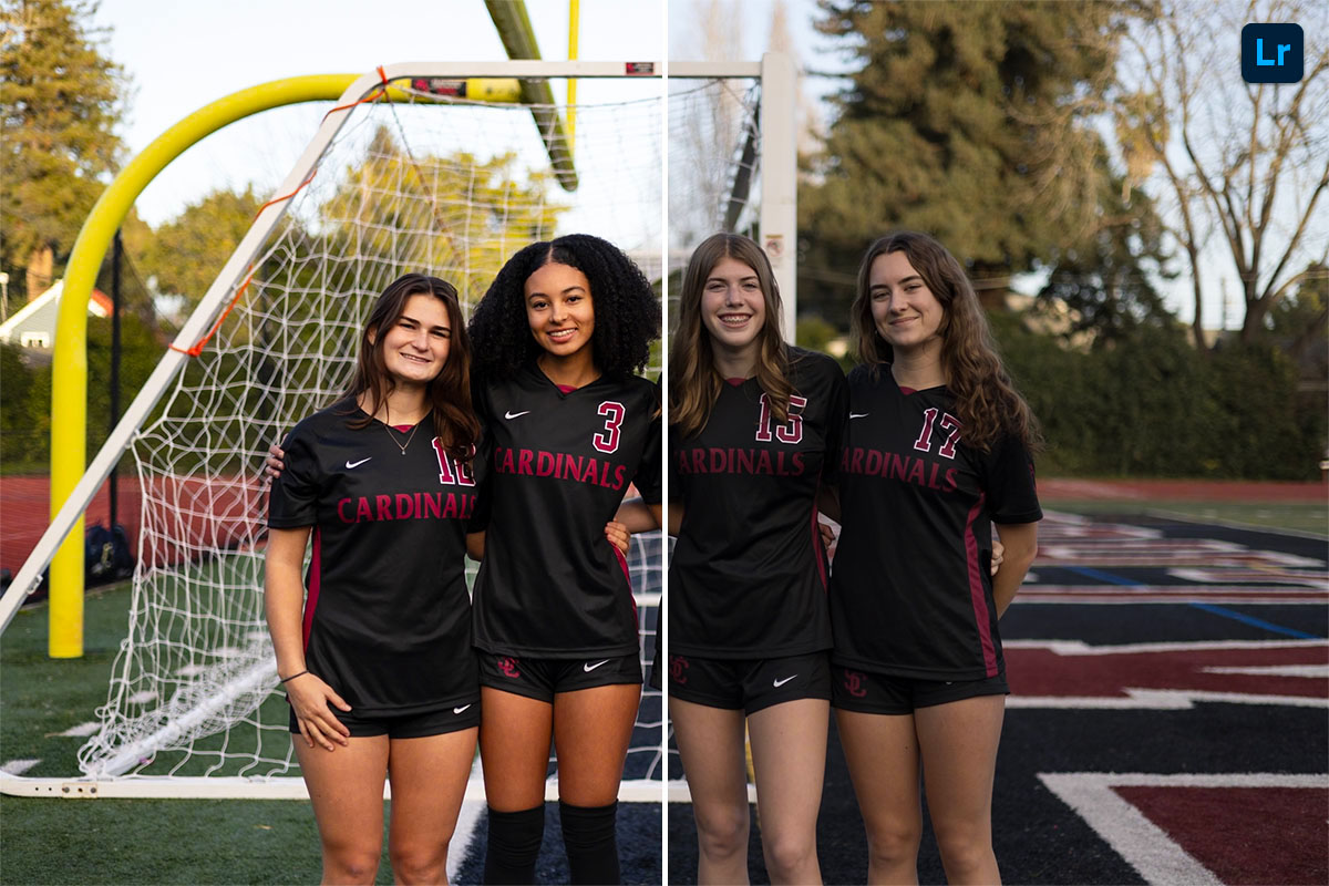 Portrait for High School Soccer | Remix | Photoshop Lightroom