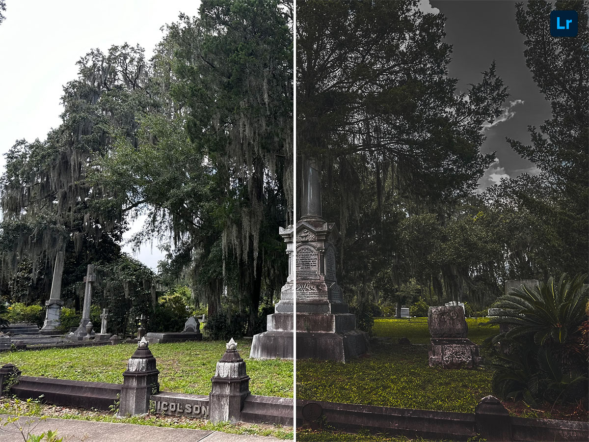 Graveyard | Edit | Photoshop Lightroom