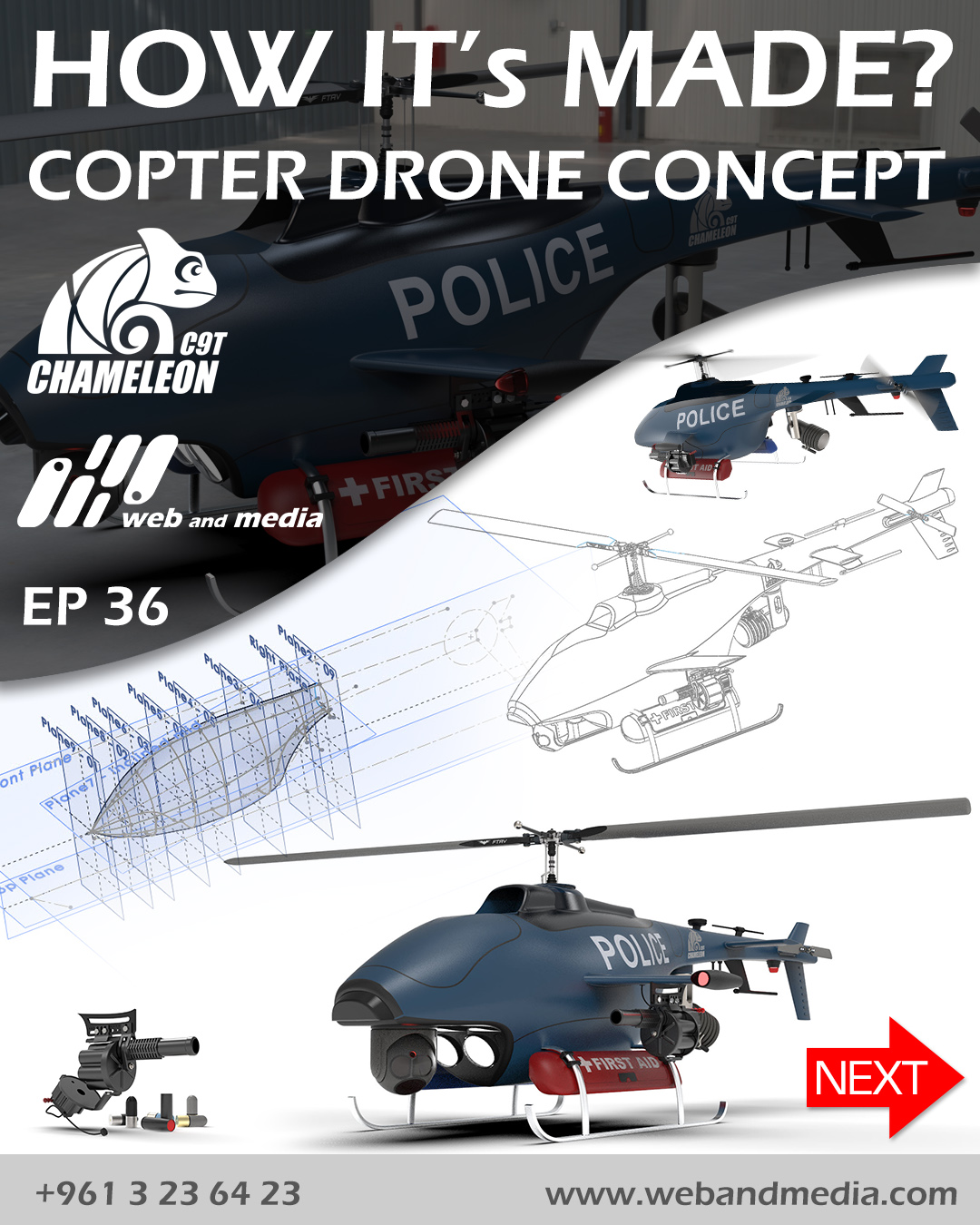 The Making of Chameleon Drone Copter on Behance :: Behance