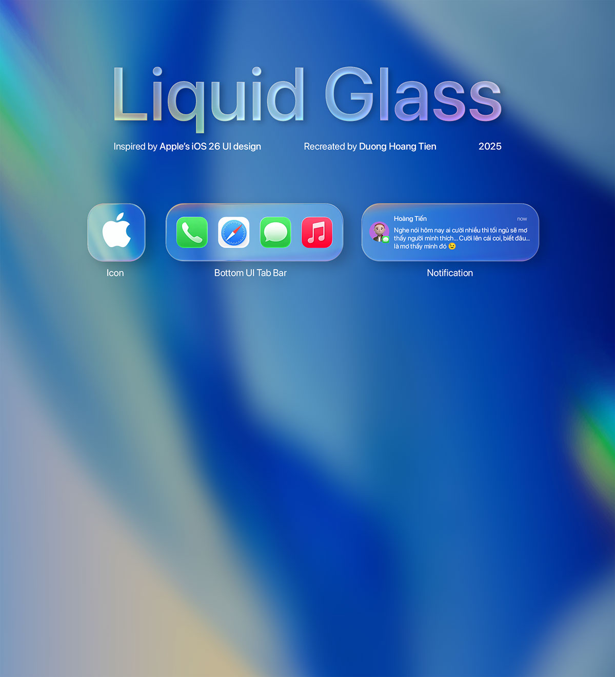 liquid glass effect on Behance :: Behance