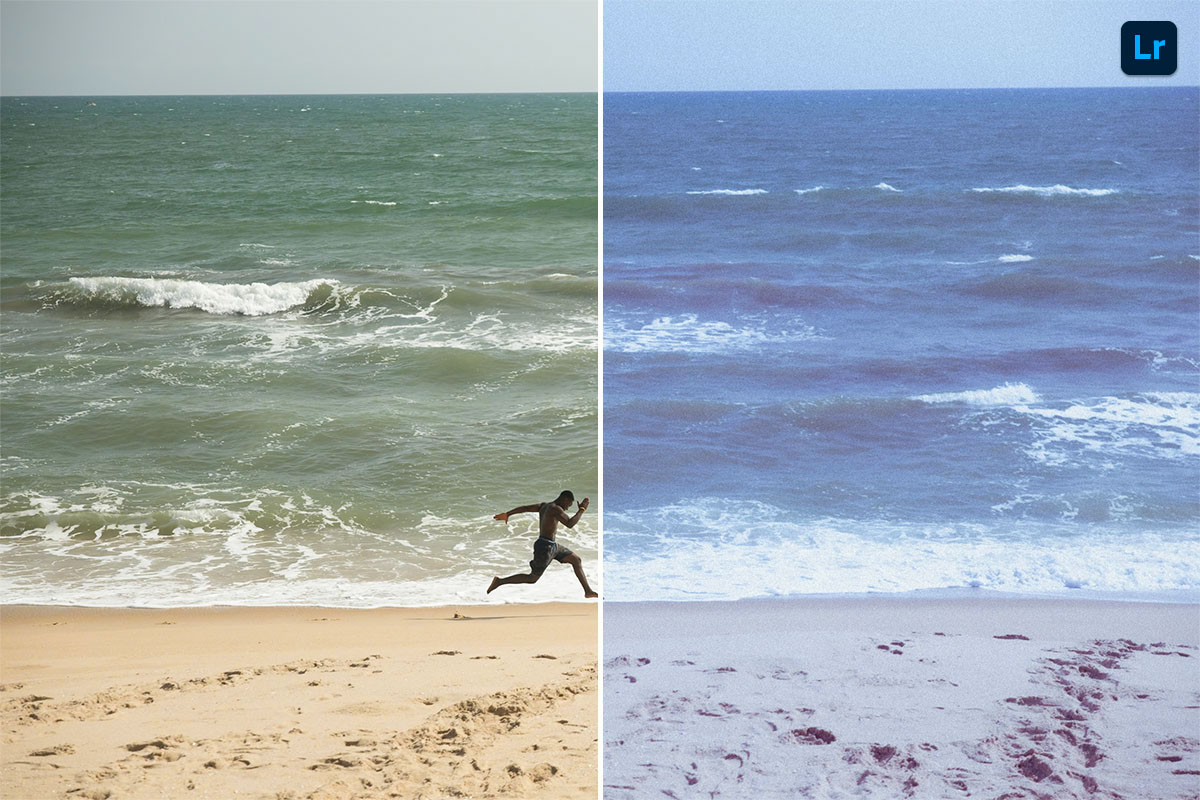 Running across tides | Remix | Photoshop Lightroom