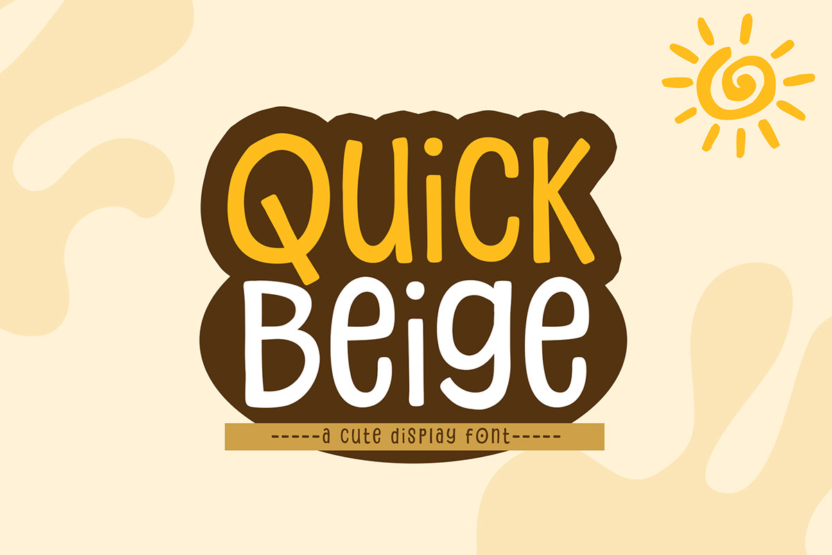 Quick Beige Font on Behance :: Behance