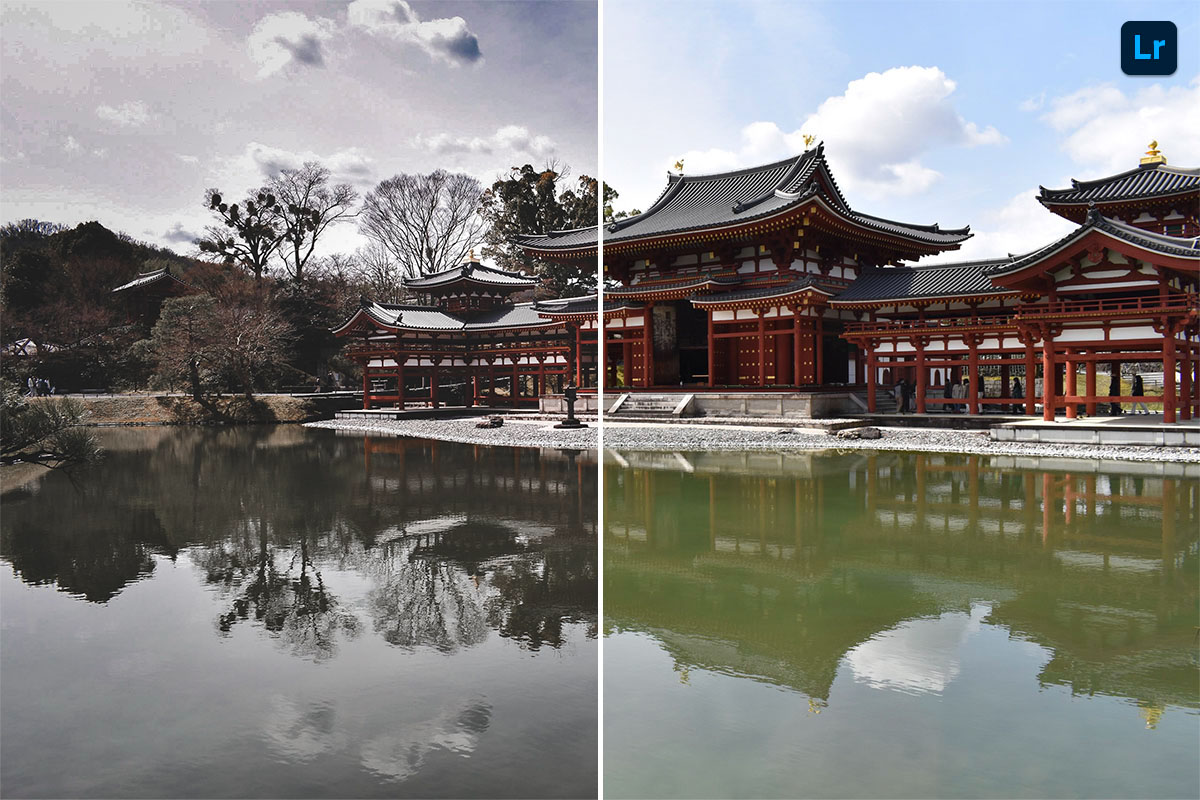 Japanese temple | Remix | Photoshop Lightroom