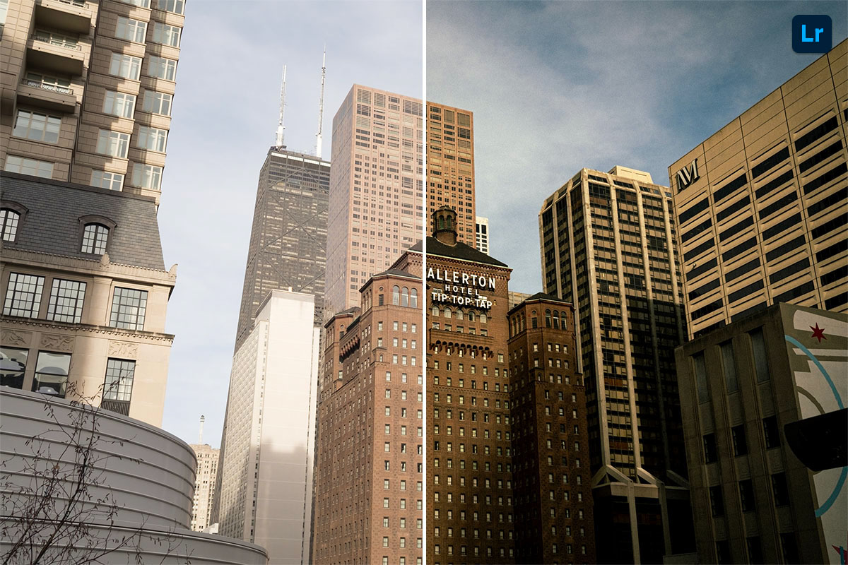 Re. Chicago building | Edit | Photoshop Lightroom