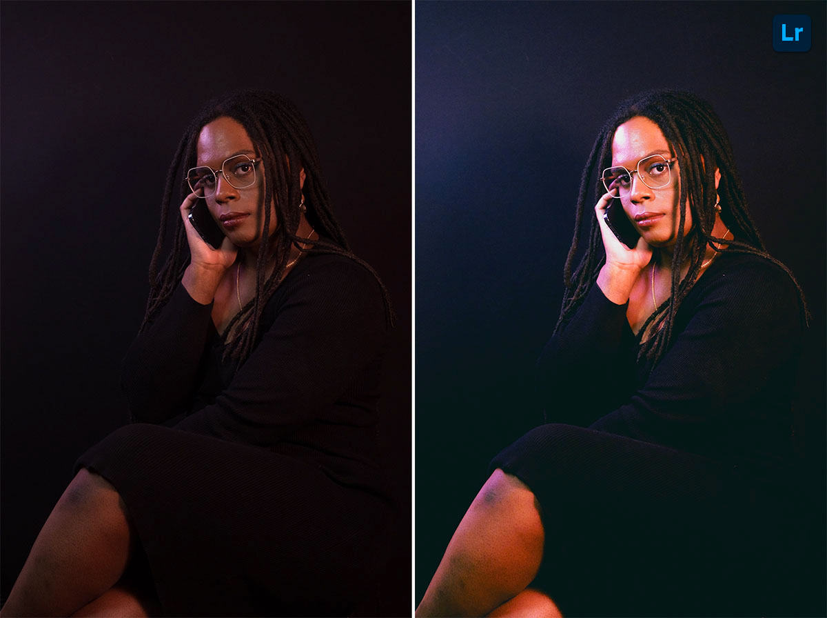 Portrait while on the phone | Edit | Photoshop Lightroom