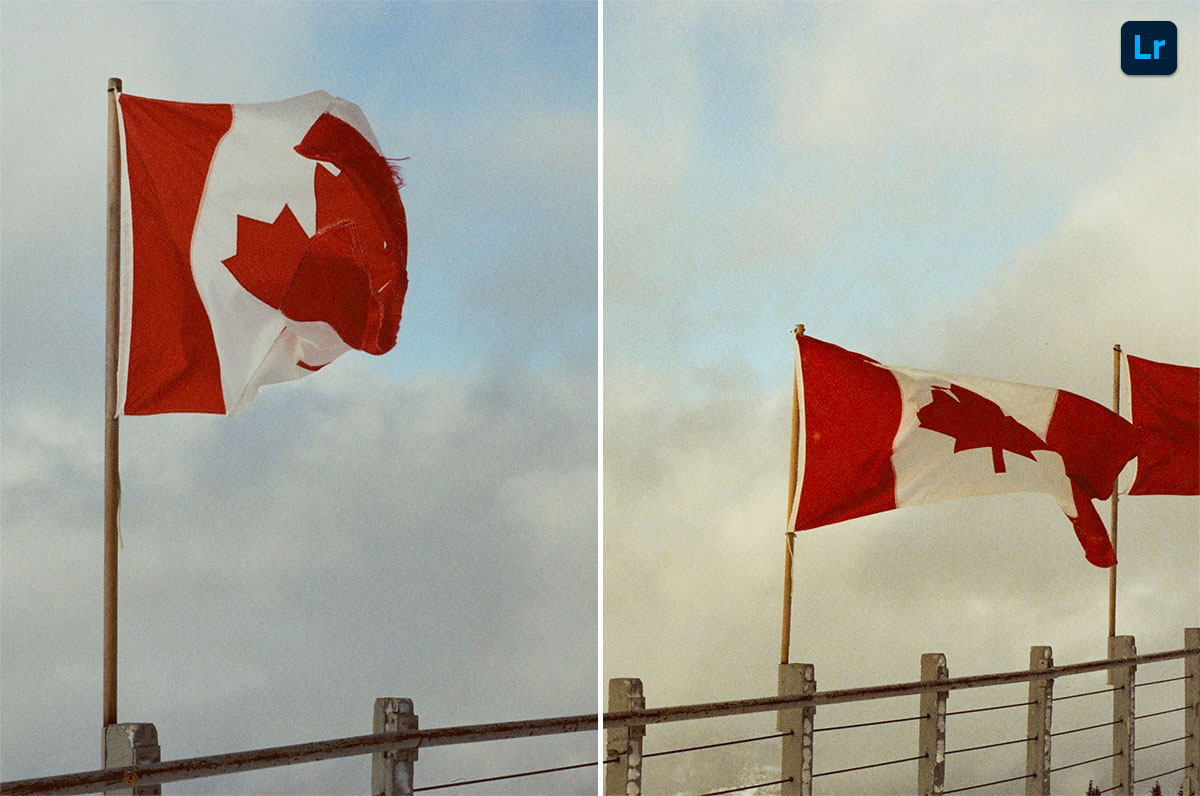 Canadian Flags | Edit | Photoshop Lightroom