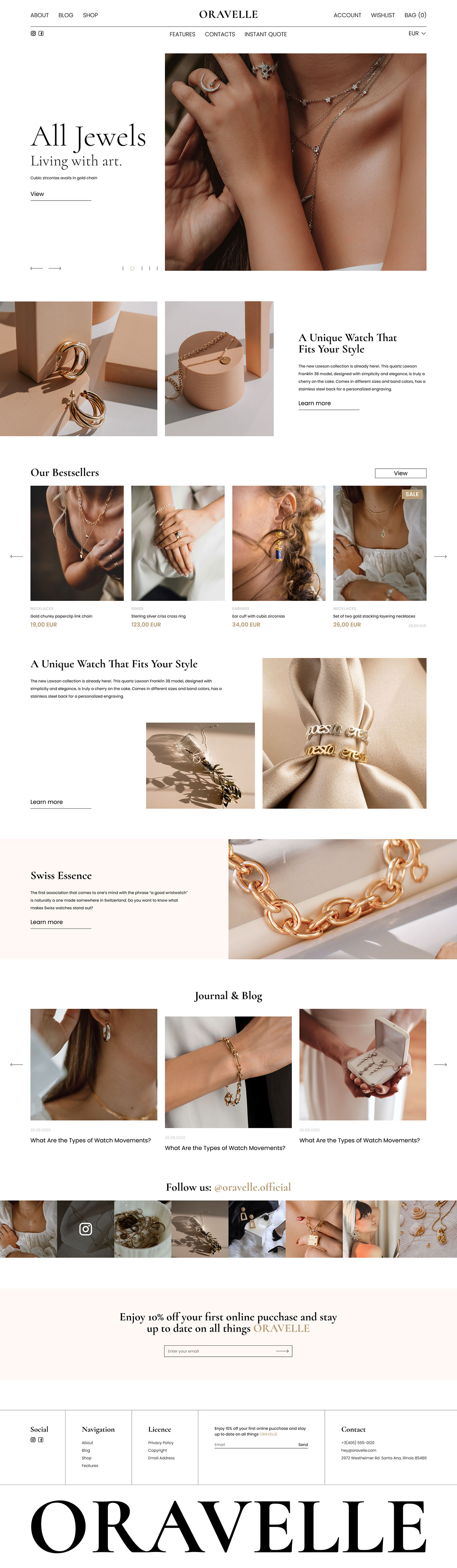Jewellery Store Figma Constructor on Behance :: Behance