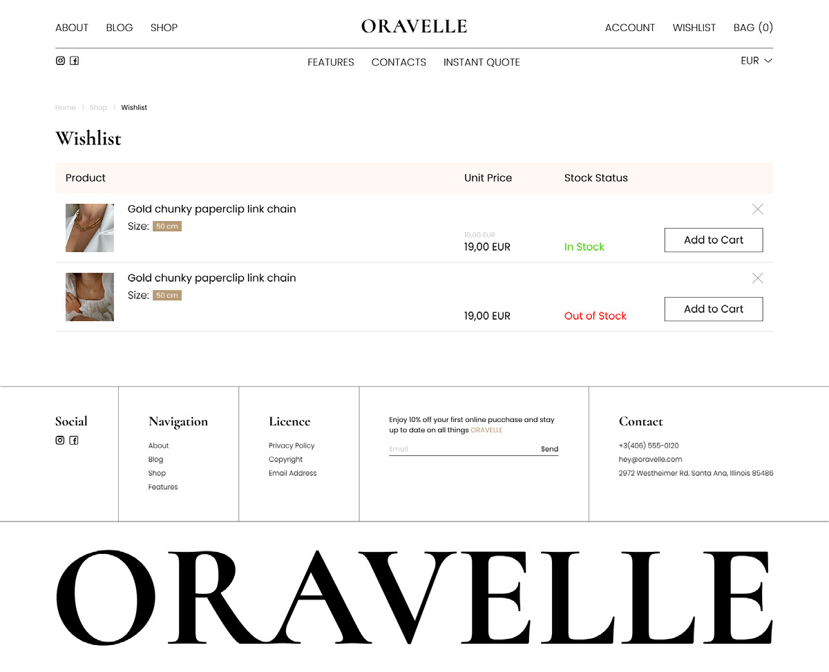 Jewellery Store Figma Constructor on Behance :: Behance