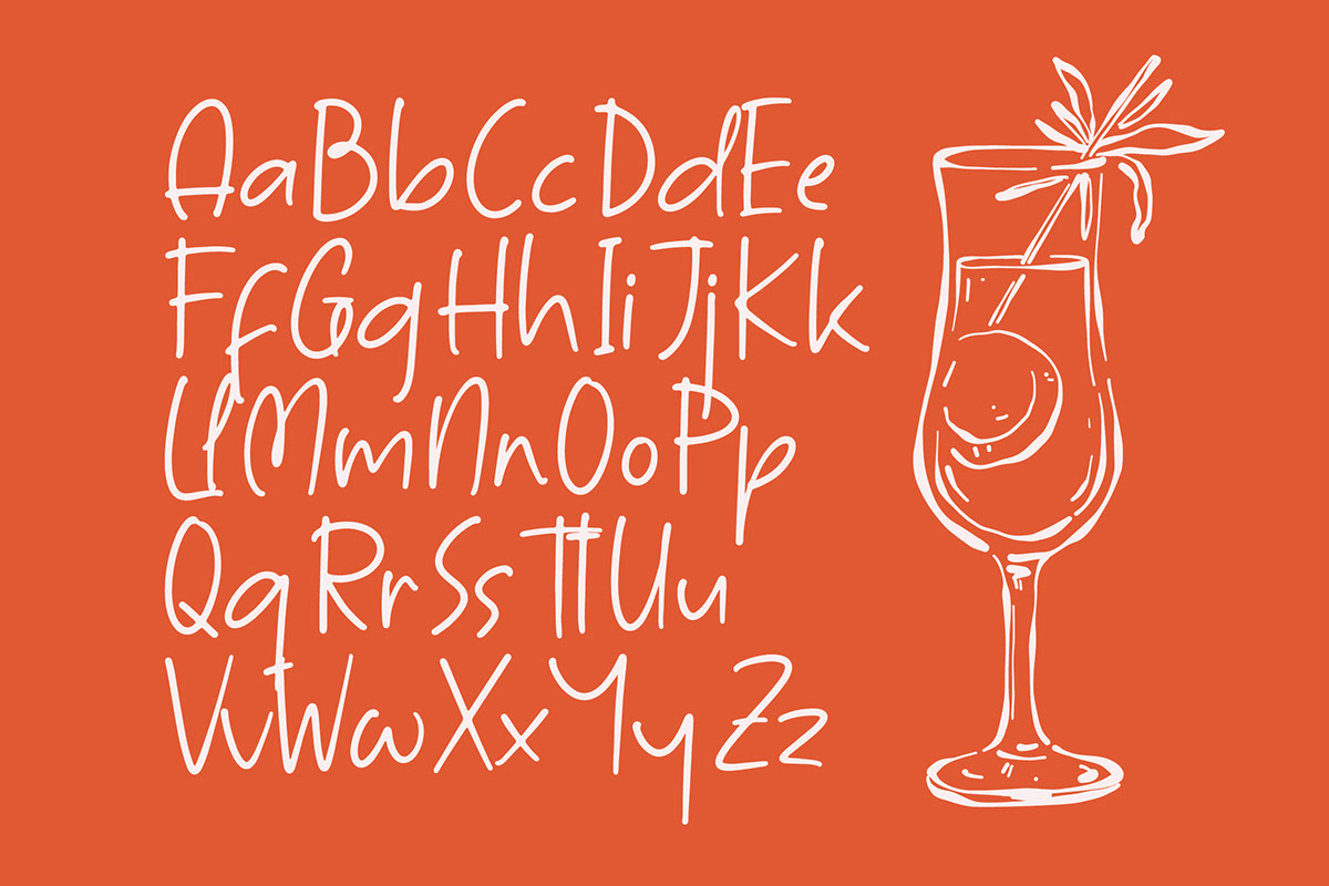 Thursday Marchi - Sticky Note Font Type on Behance :: Behance