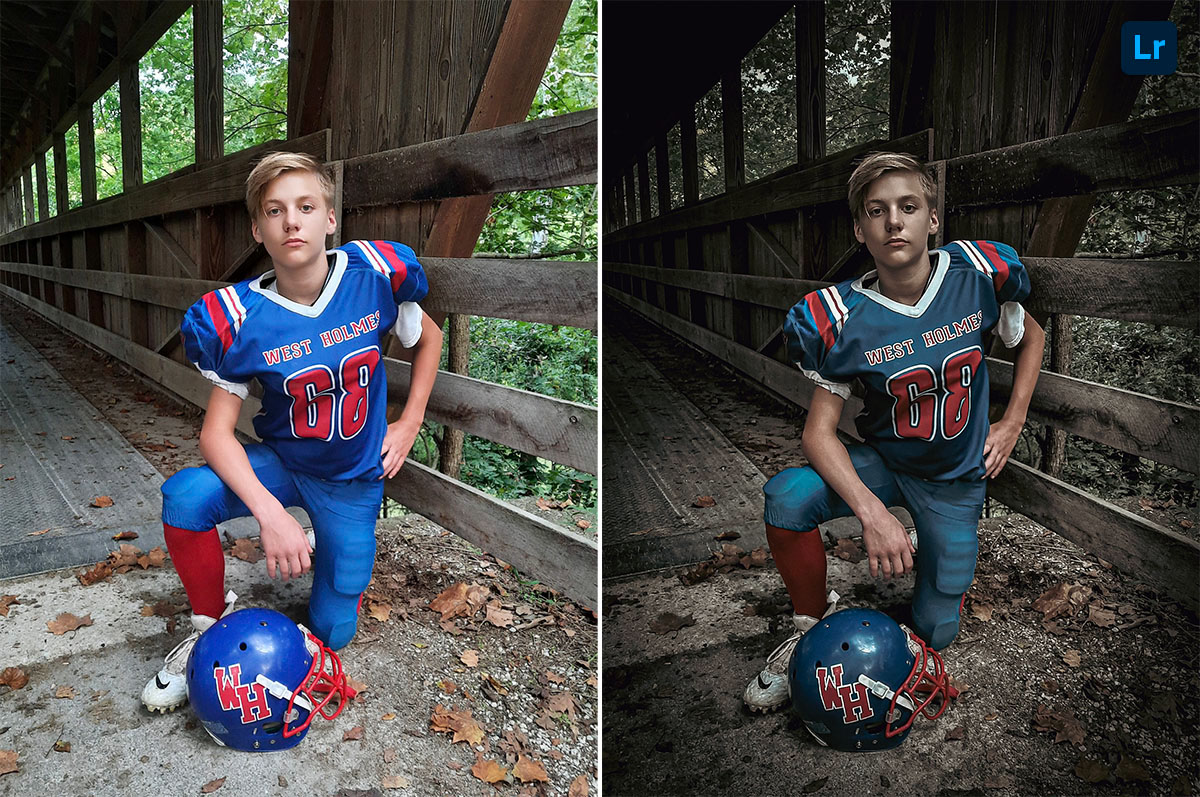 Youth football | Edit | Photoshop Lightroom