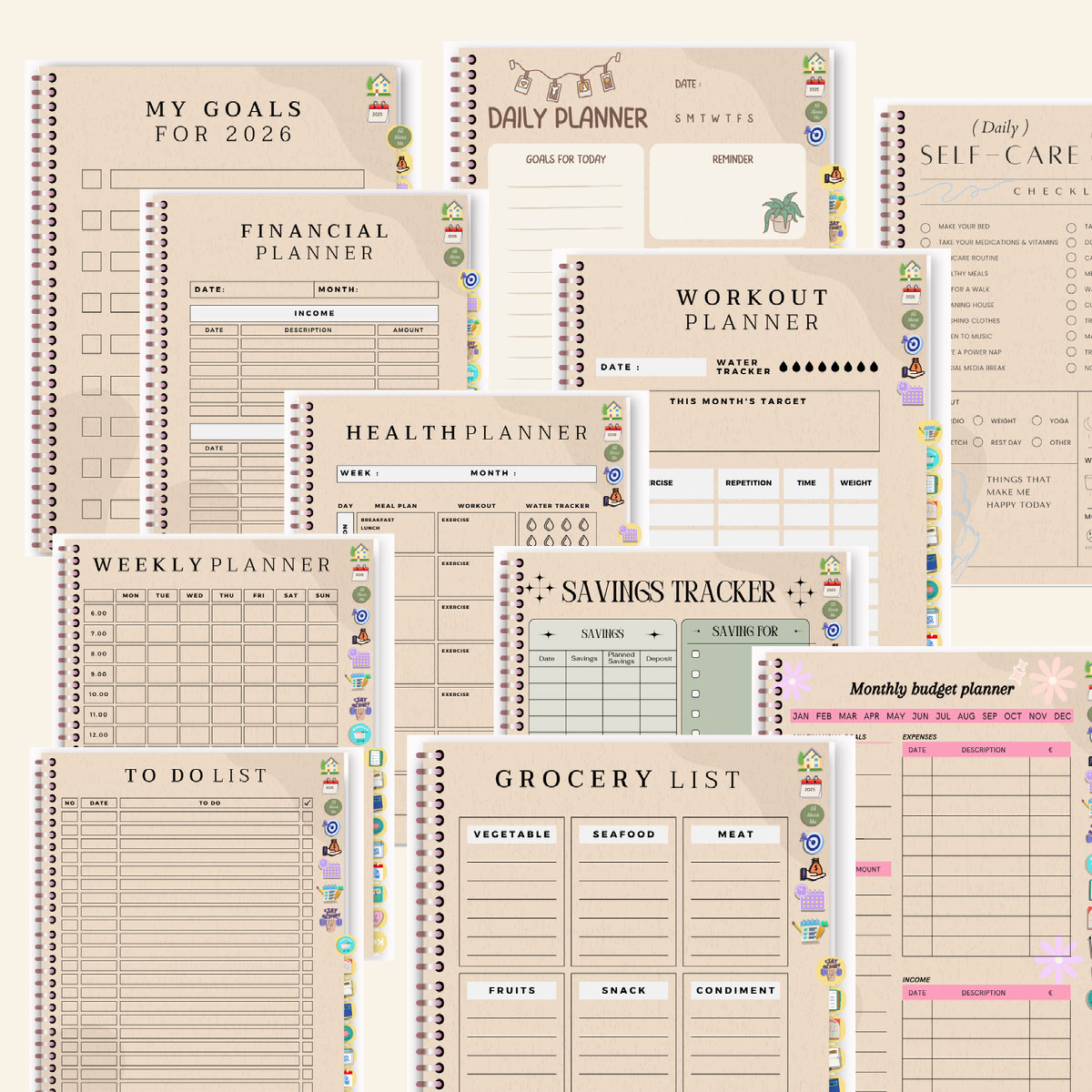 2026 Digital Planner on Behance :: Behance