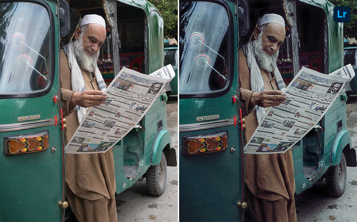 Morning paper | Edit | Photoshop Lightroom