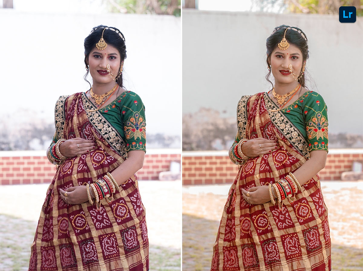 india outdoor traditional maternity | Edit | Photoshop Lightroom