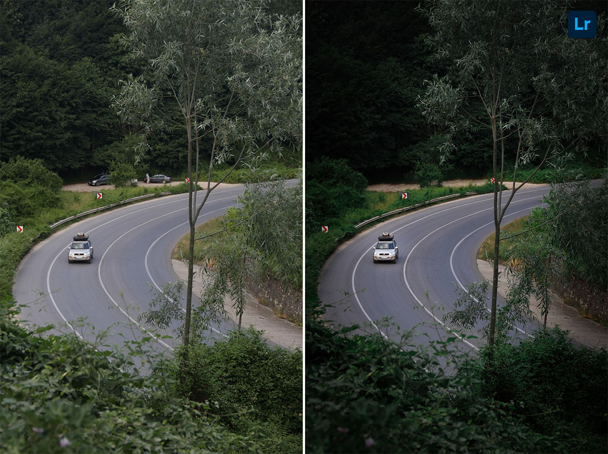 On the road | Edit | Photoshop Lightroom