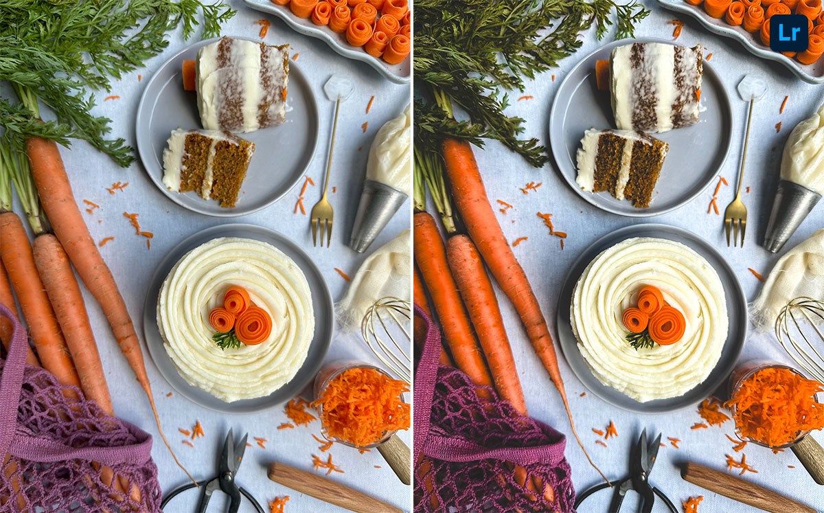 Carrot cake | Edit | Photoshop Lightroom
