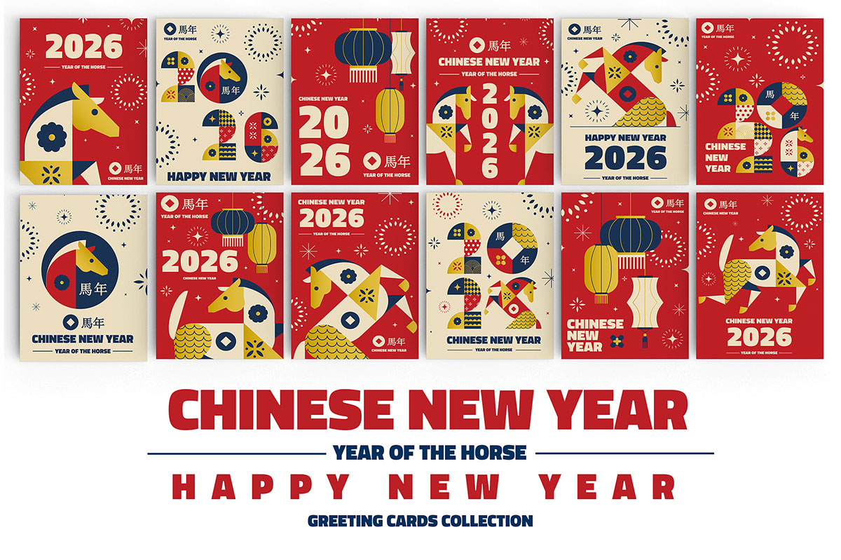Chinese New Year 2026 Year of the Horse on Behance :: Behance