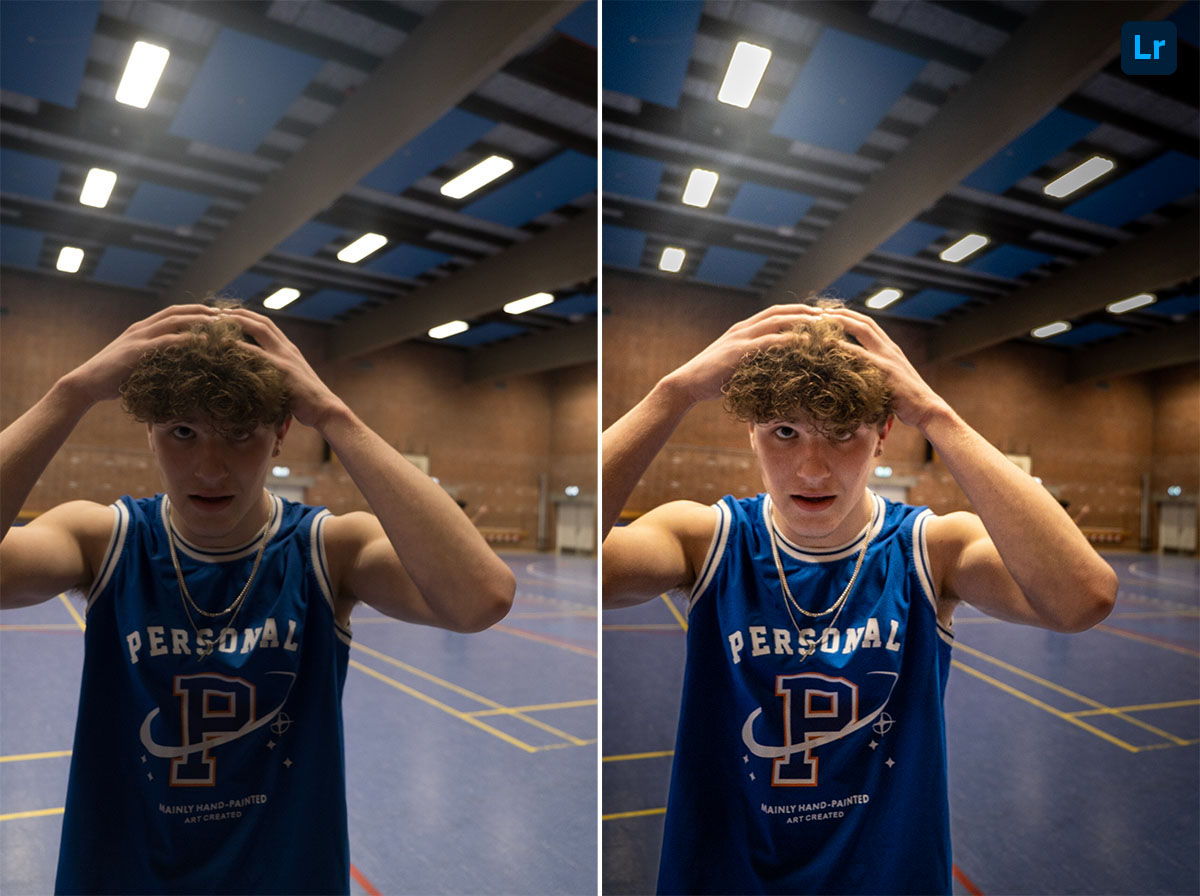 basketball player portrait | Edit | Photoshop Lightroom
