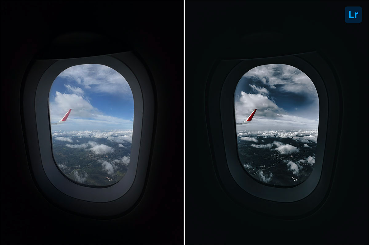 Windows Airplane | Edit | Photoshop Lightroom
