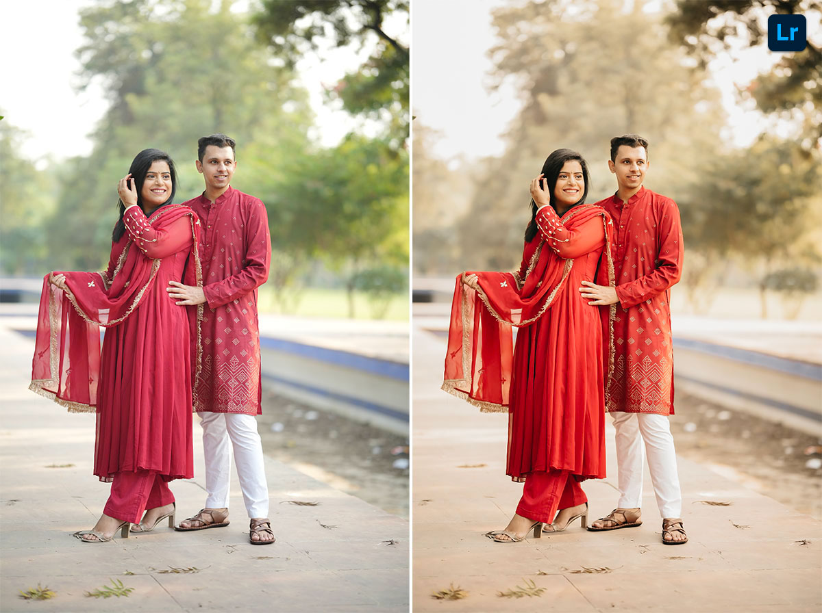 Couple Indian dress | Remix | Photoshop Lightroom