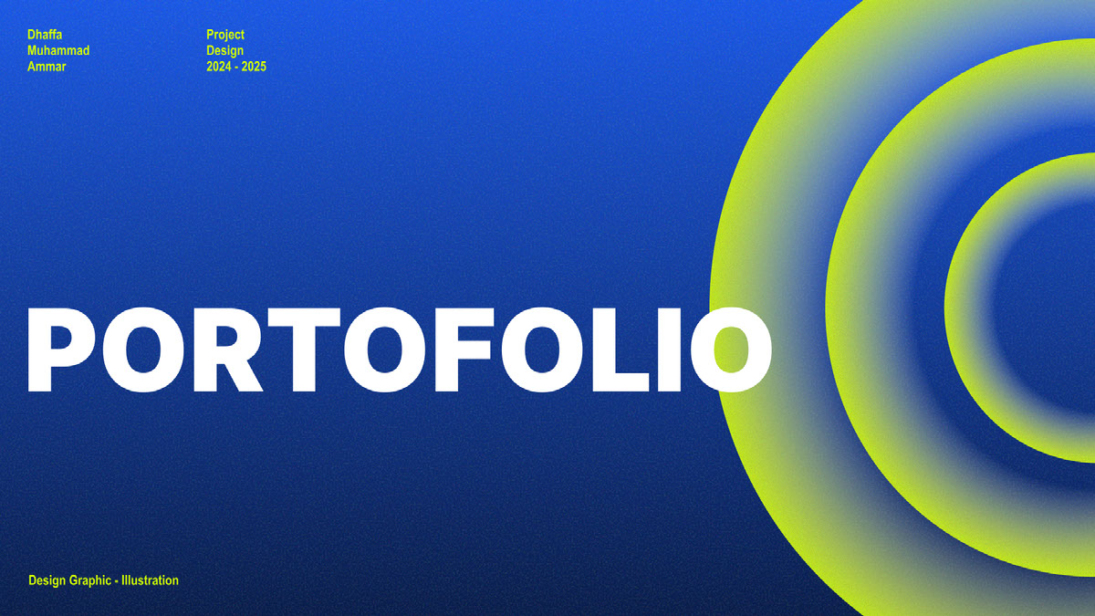 PORTOFOLIO DESIGN 2025 AMMAR on Behance :: Behance