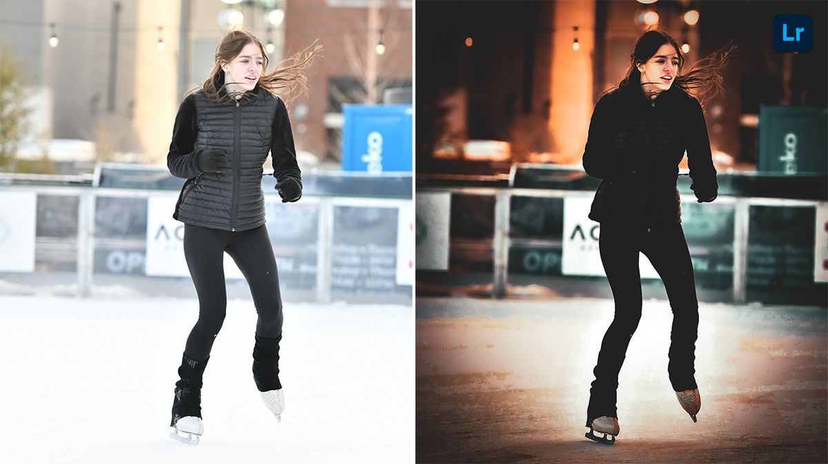 Ice skating | Edit | Photoshop Lightroom