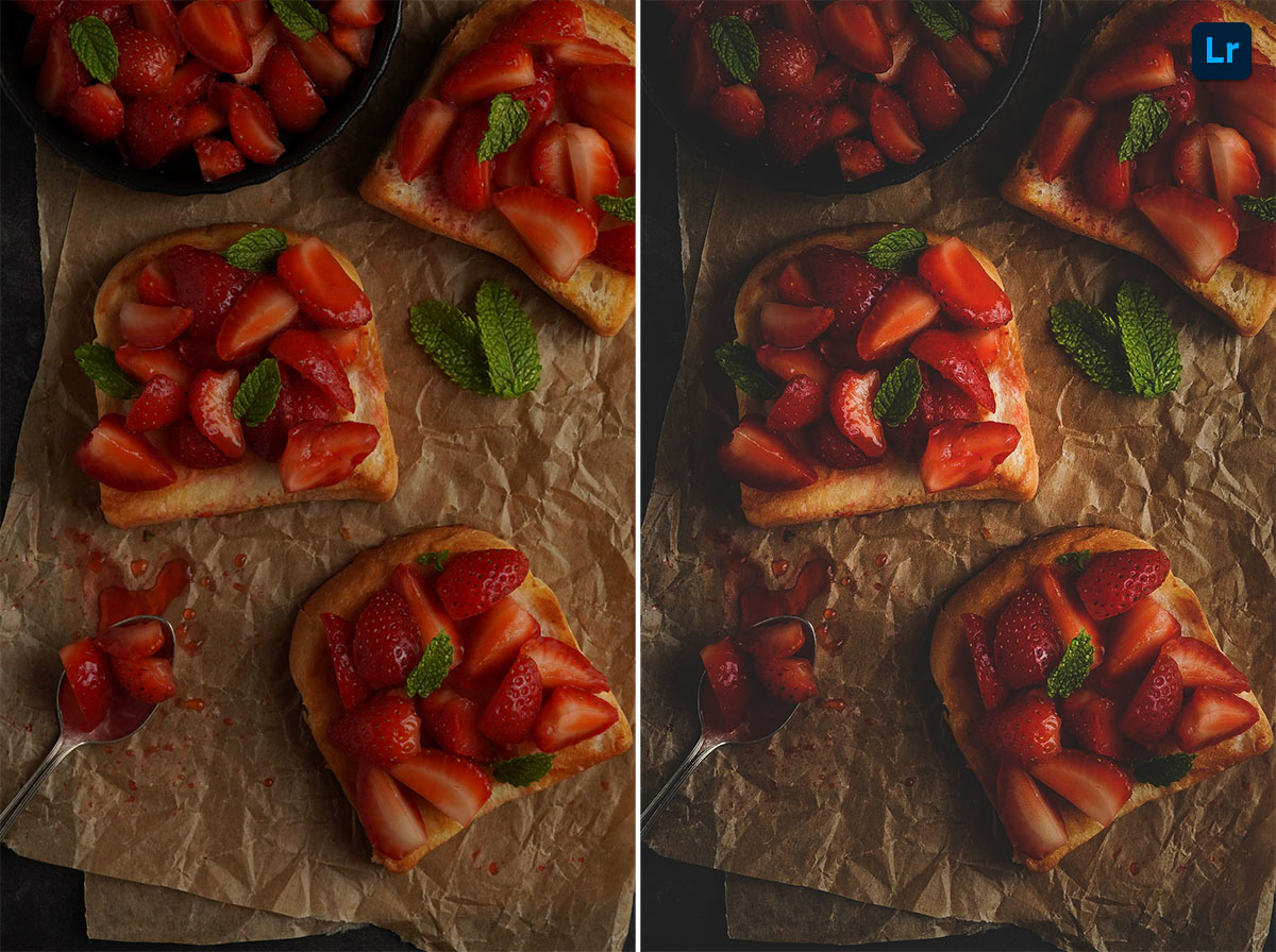 Strawberries On Brioche | Remix | Photoshop Lightroom