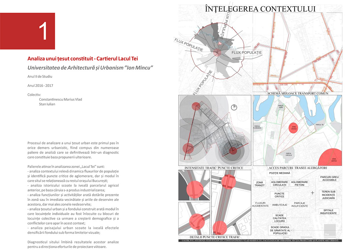 Analiza unui tesut constituit - Cartierul Lacul Tei on Behance :: Behance