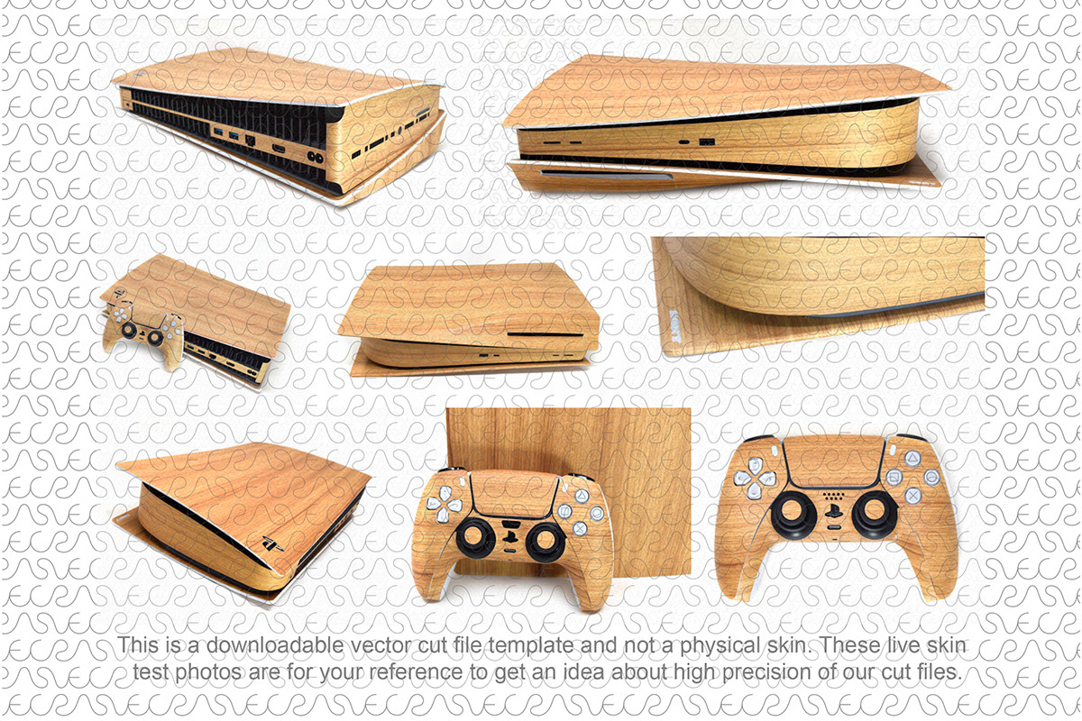 Sony PS5 Disc Console-Controller Skin Vector CutFile on Behance :: Behance