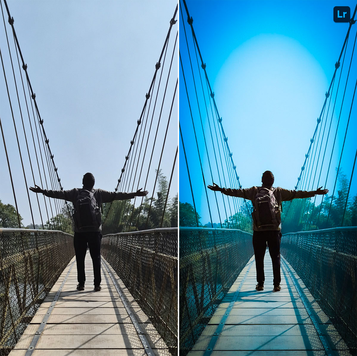 Coorg hanging bridge | Edit | Photoshop Lightroom