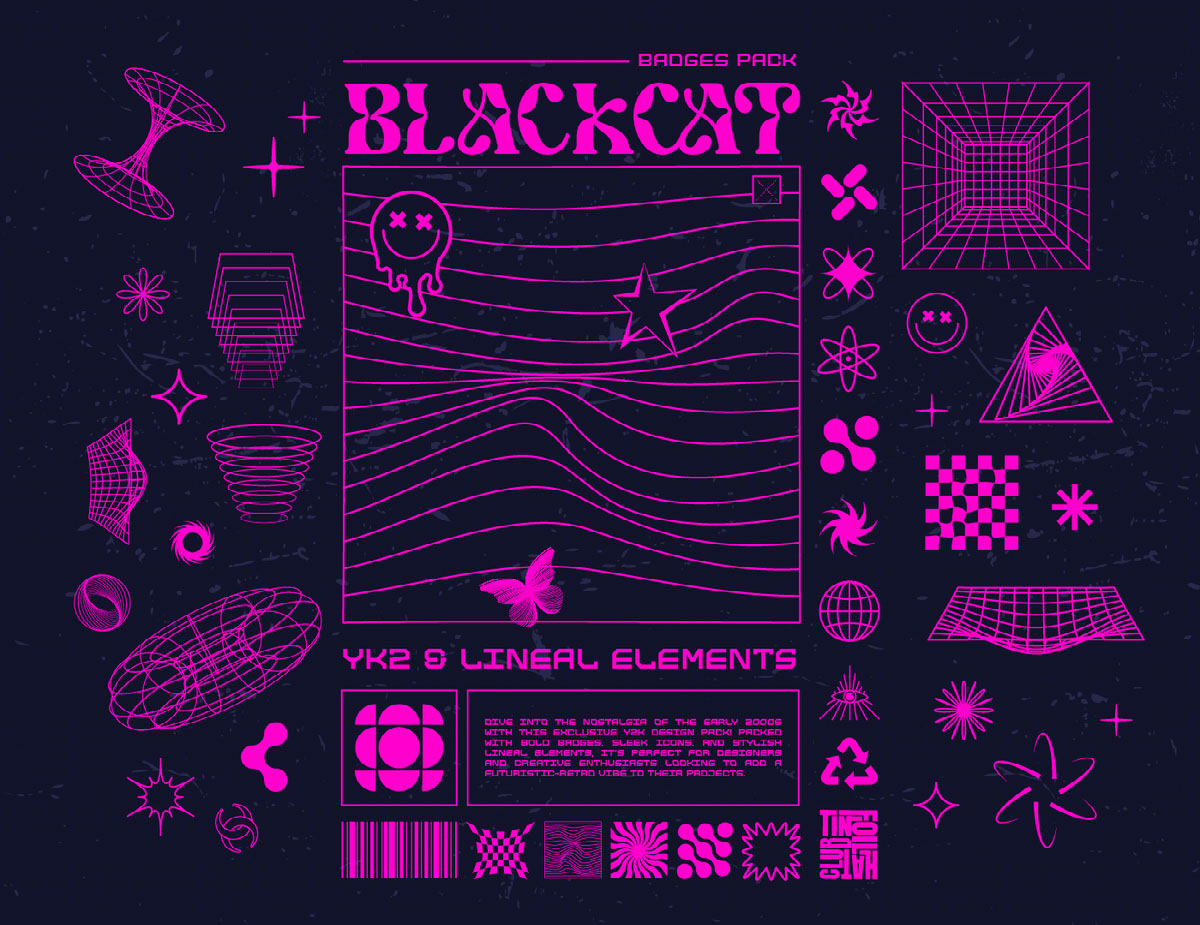 Yk2 Elements by Blackcat_ Full on Behance :: Behance