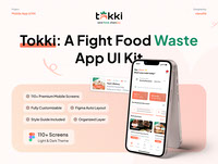 Tokki Fight Food Waste App UI Kit :: Behance