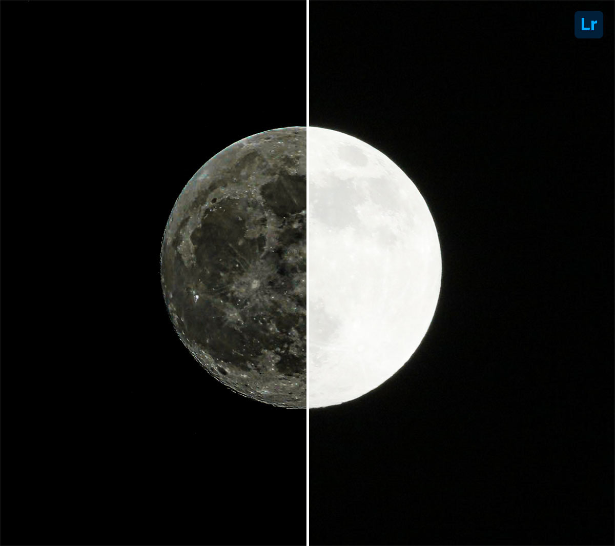 Tonight's moom | Edit | Photoshop Lightroom