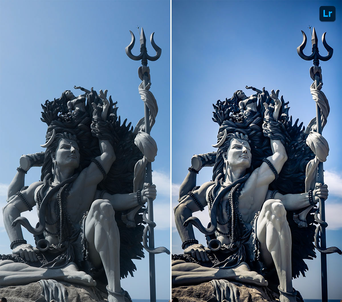 Azhimalai Shiva temple | Remix | Photoshop Lightroom