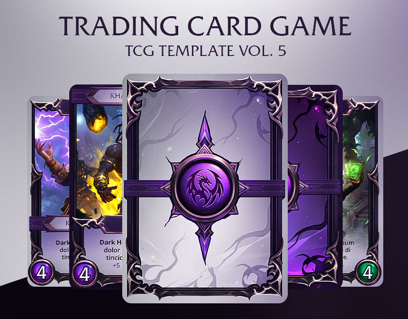 TCG PSD TEMPLATE - VOL 5 - PIXARTS on Behance :: Behance
