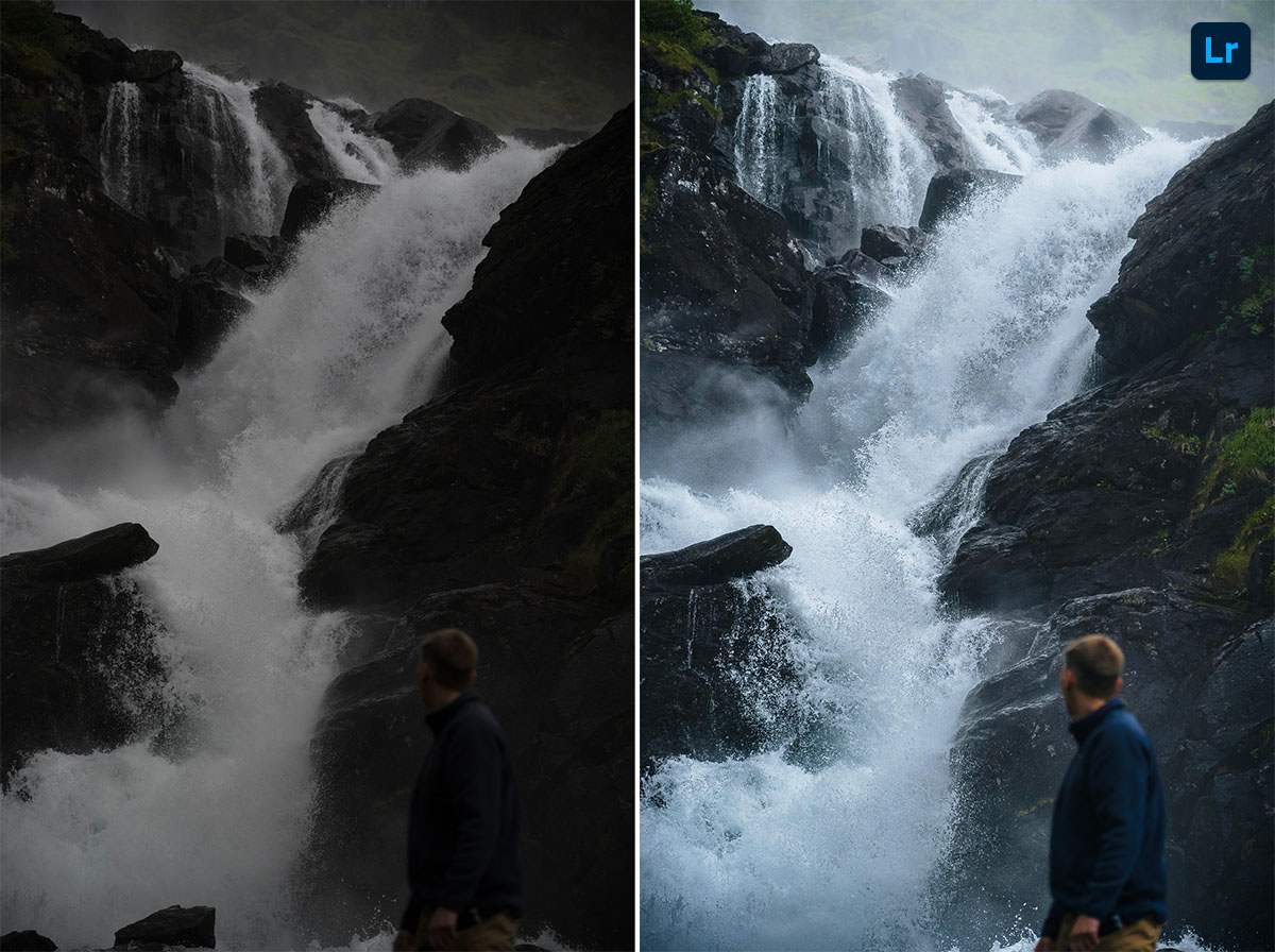 Latefossen Waterfalls | Edit | Photoshop Lightroom