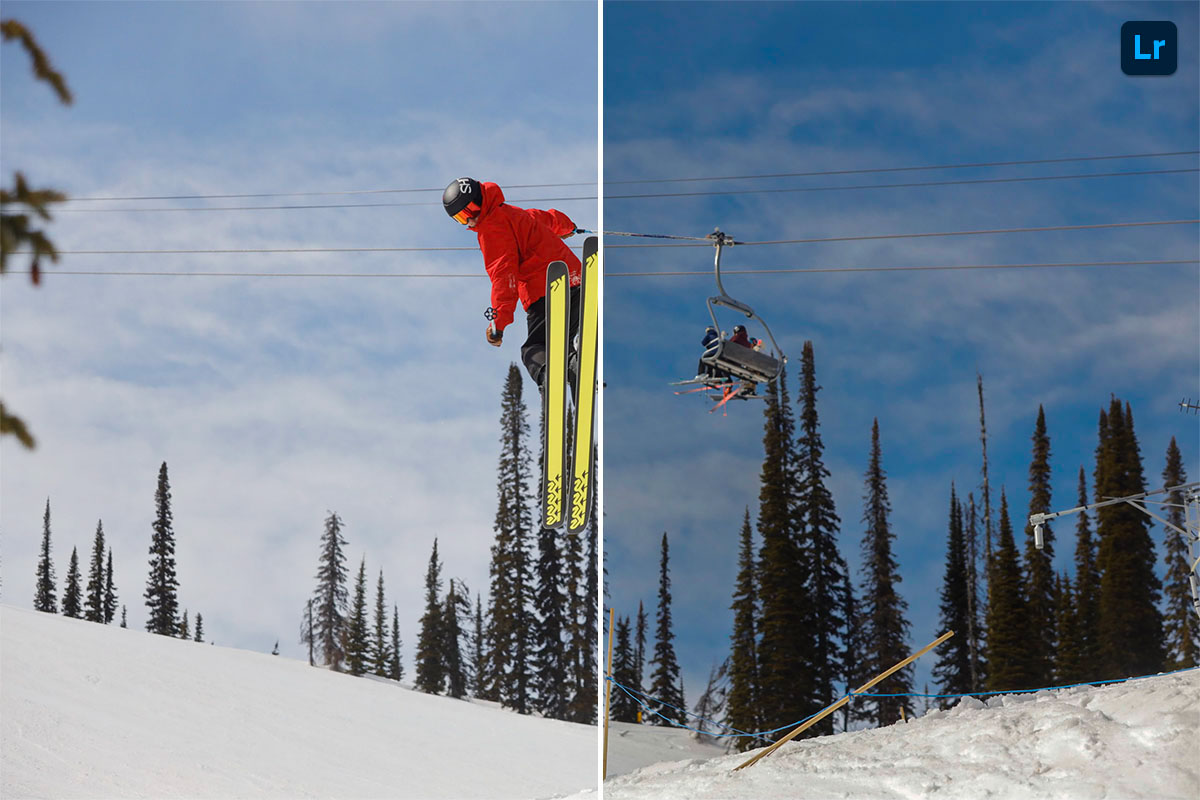 540 skiing | Edit | Photoshop Lightroom