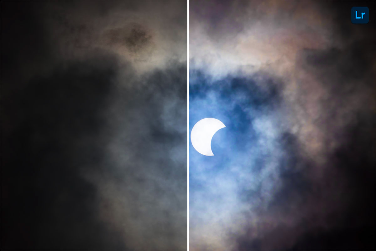 Solar eclipse | Remix | Photoshop Lightroom