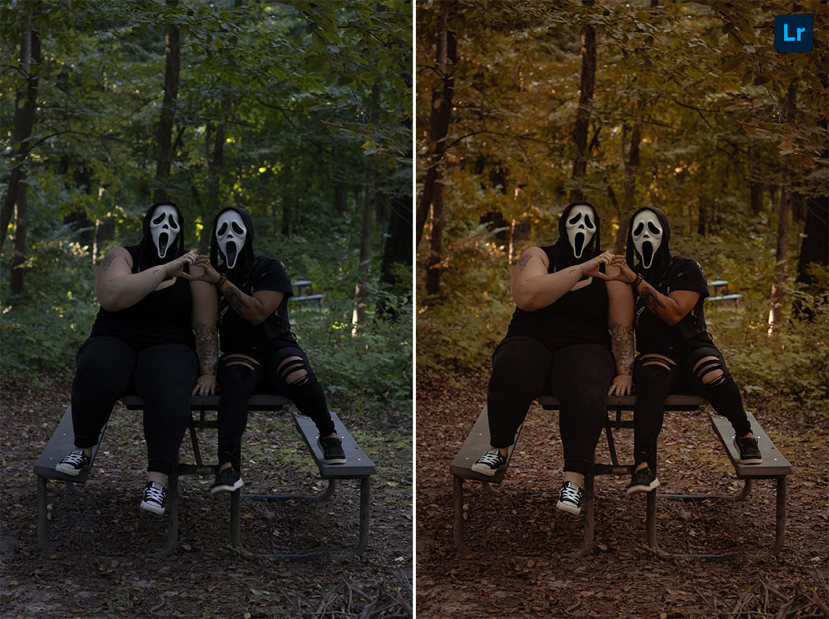 Ghost face besties | Edit | Photoshop Lightroom