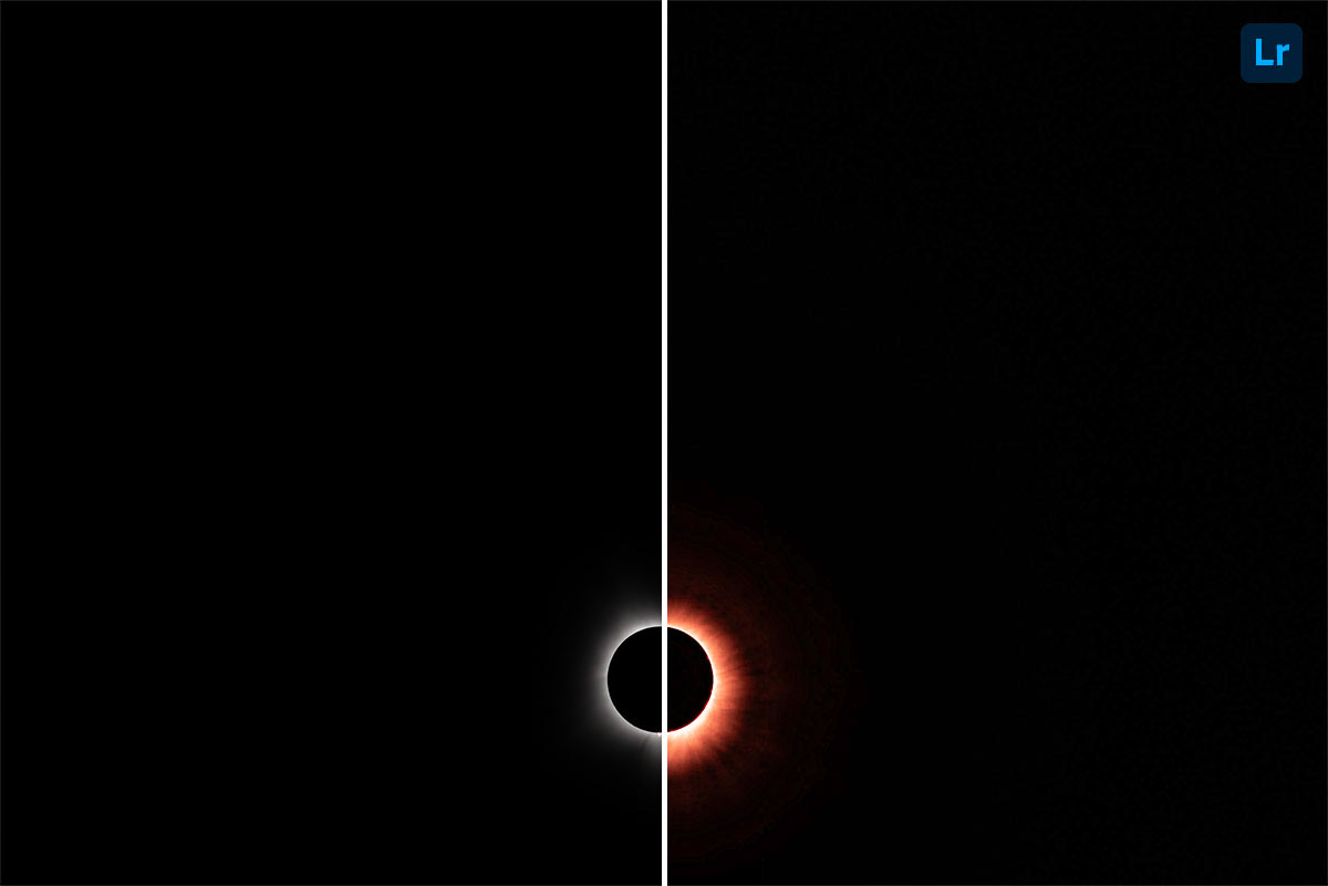 Red eclipse | Remix | Photoshop Lightroom