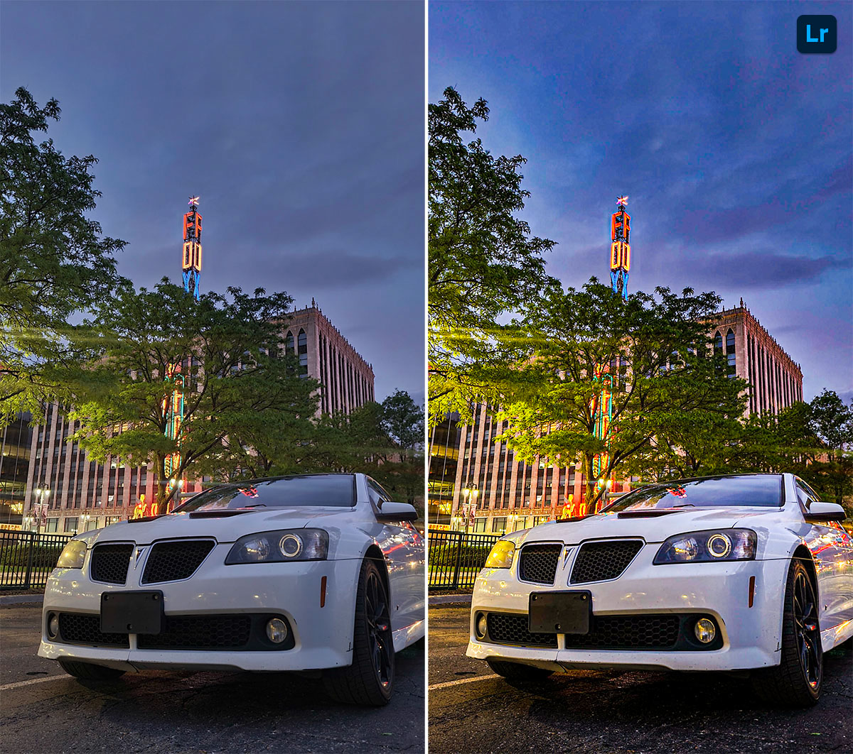 Car Night Shot | Edit | Photoshop Lightroom
