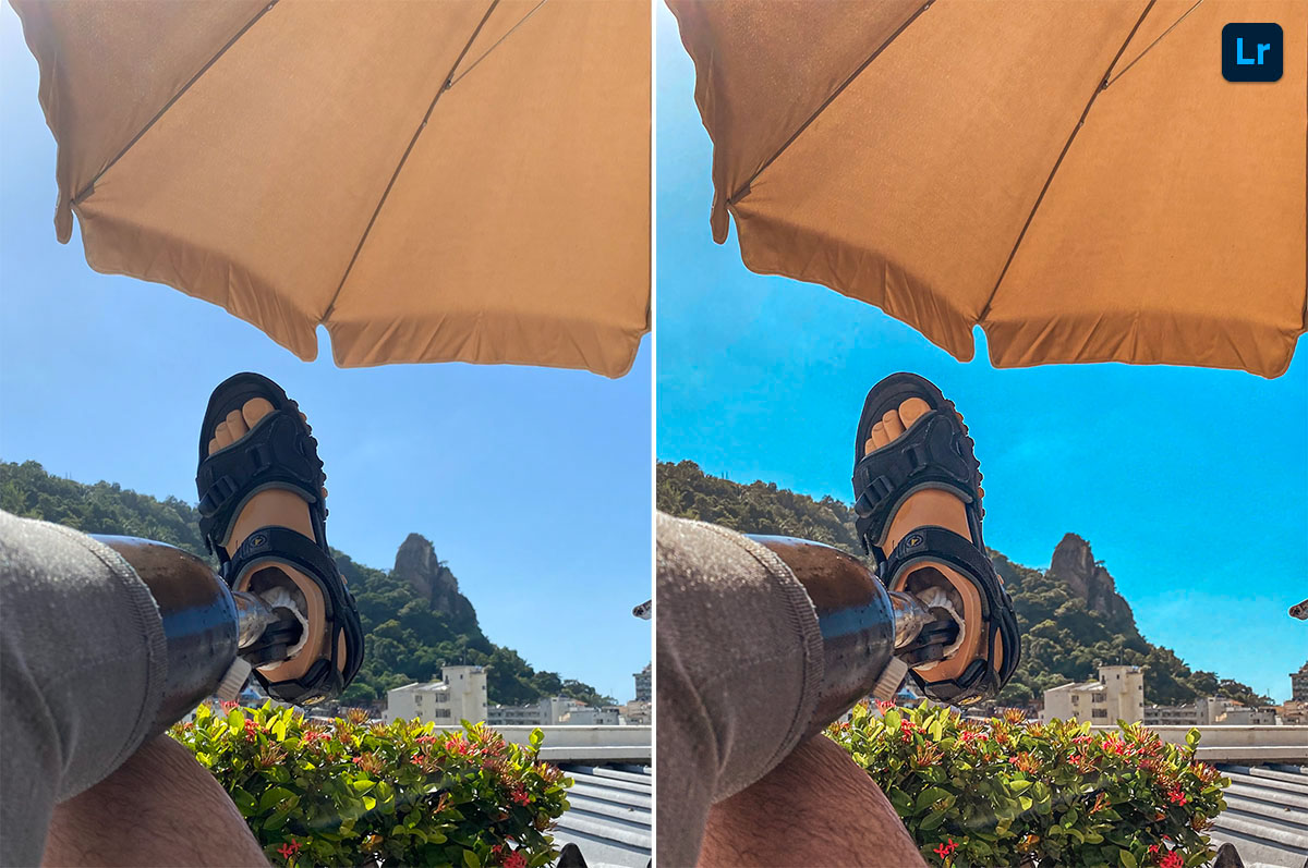 My new foot | Edit | Photoshop Lightroom