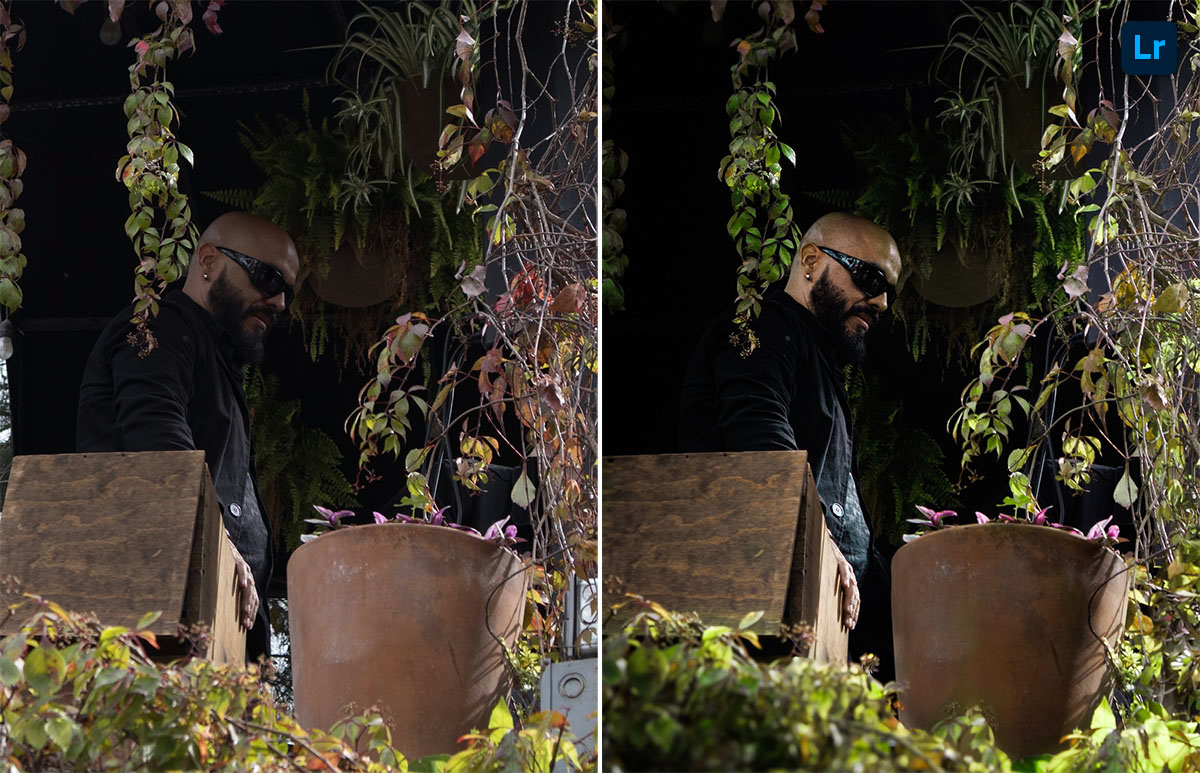 Green singer | Edit | Photoshop Lightroom