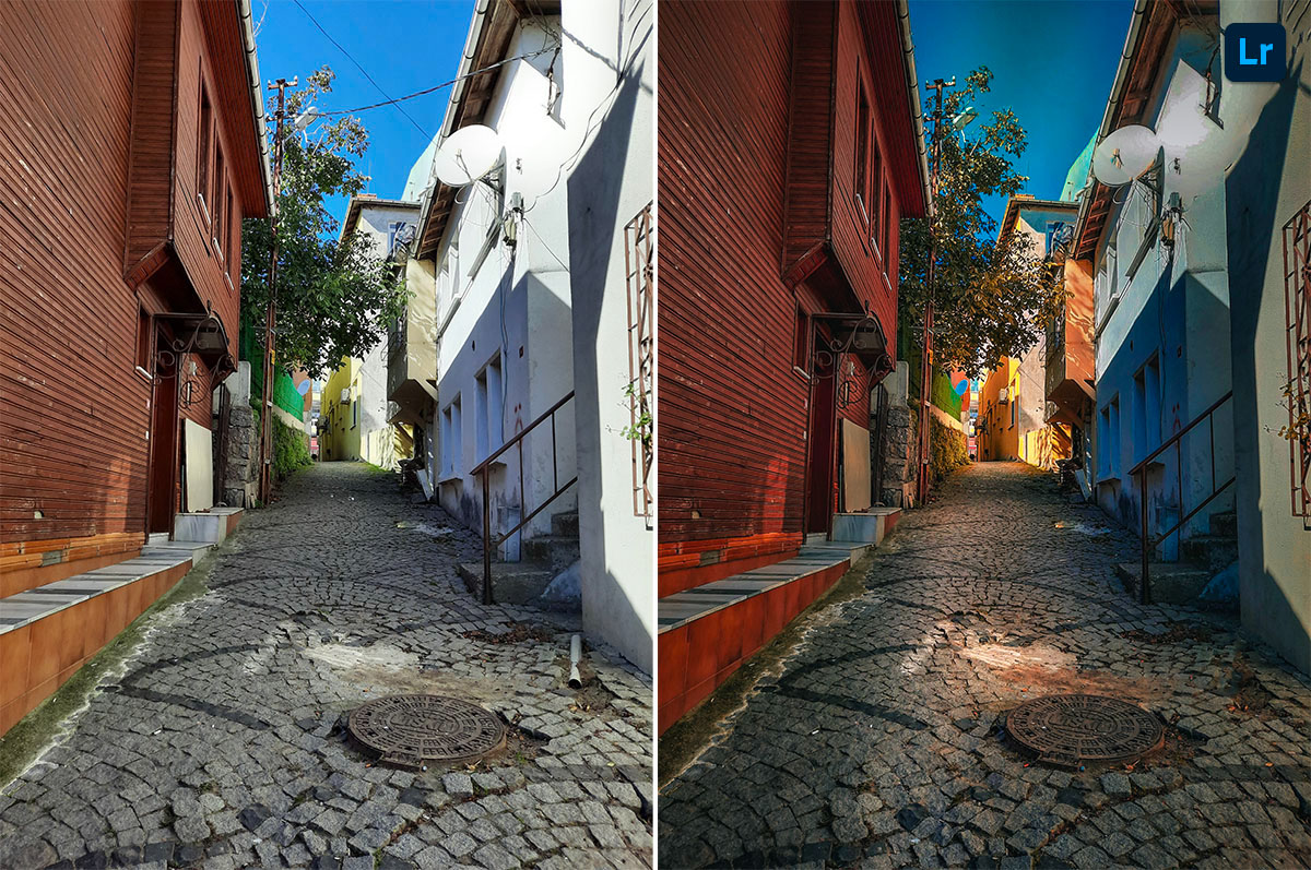 colorful street | Edit | Photoshop Lightroom