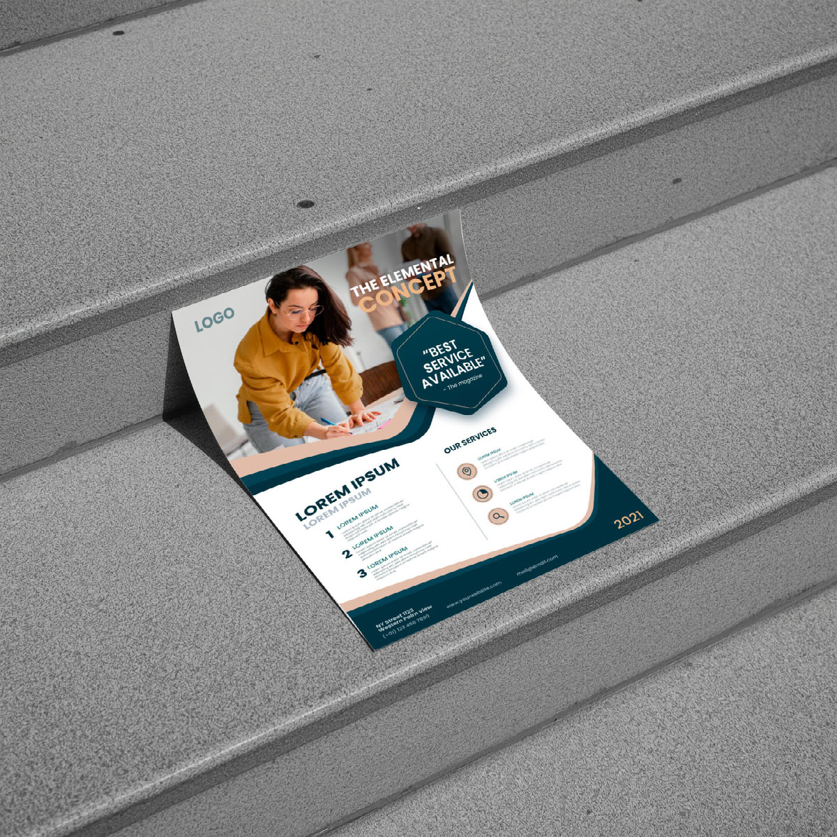 Free Flyer design Mockup on Behance :: Behance