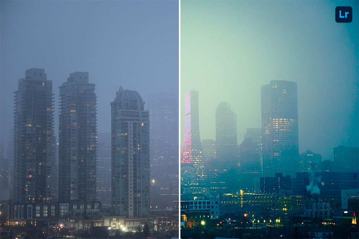 Misty cold city | Edit | Photoshop Lightroom