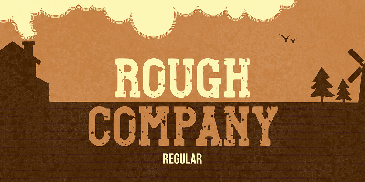Rough Company Regular Font on Behance :: Behance